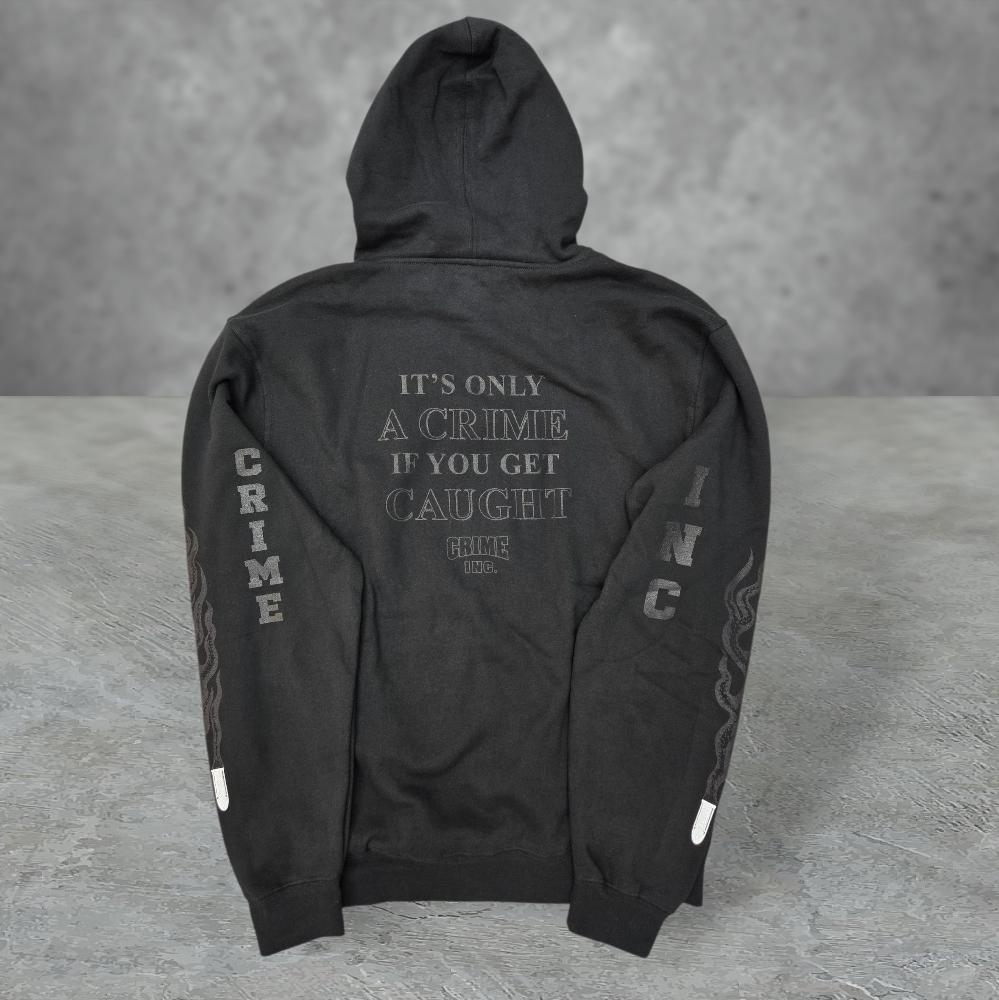 Blk crime inc hoodie – E-VILLE EMPIRE