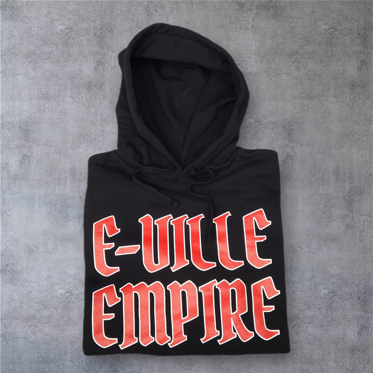 E-VILLE Stacked blk/red/white – E-VILLE EMPIRE